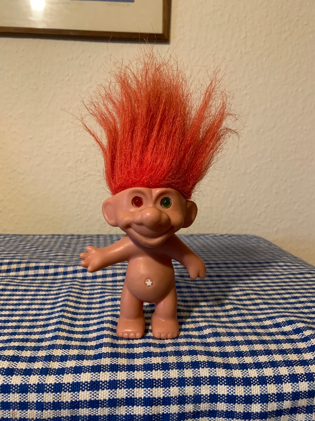 Vintage, 1980s, 1990s, Red Hair, Not Working, Light up Eyes, Troll ...