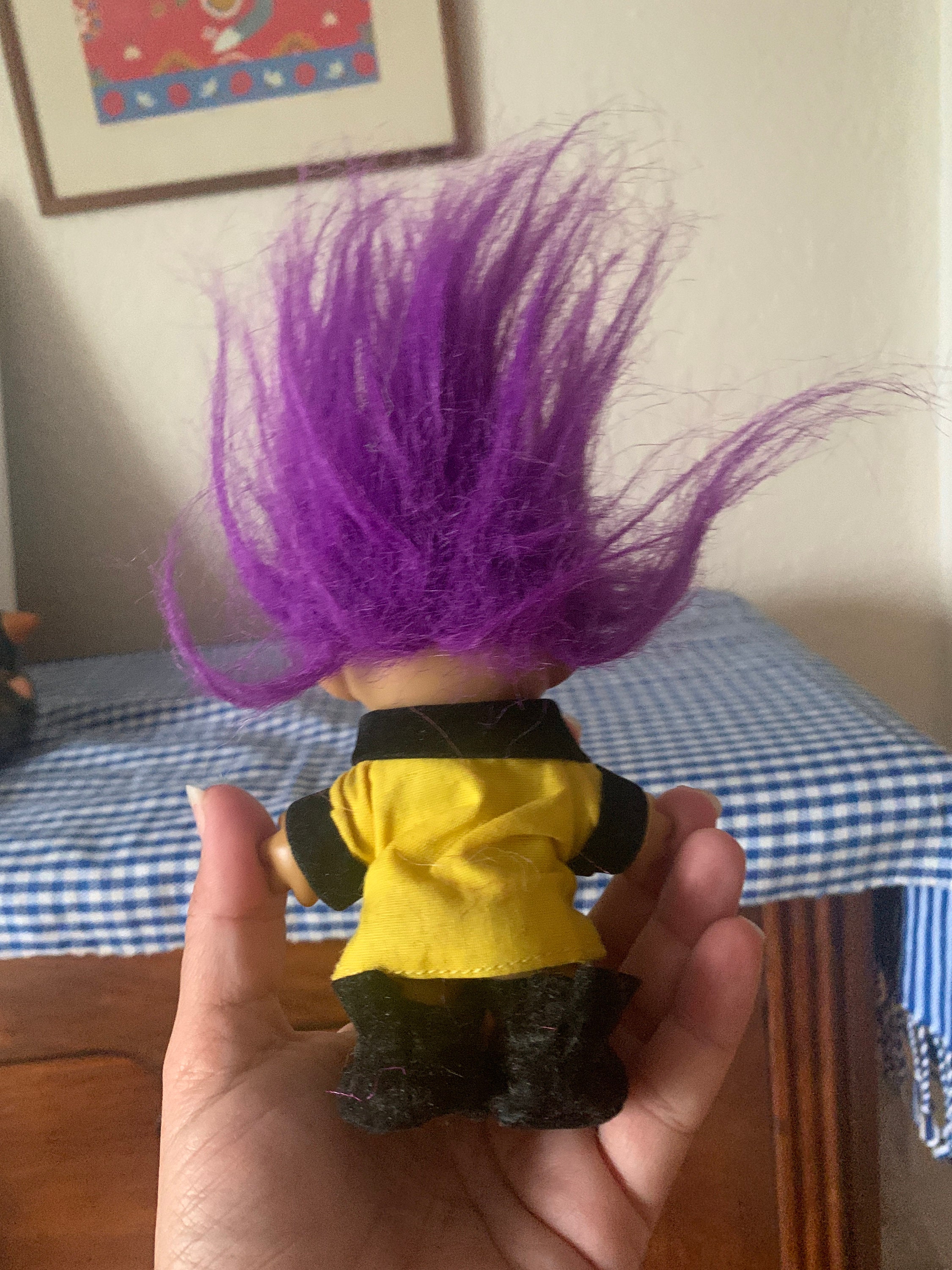 Vintage, 1998, 1990s, Trollkins, Purple Hair, Troll, Doll, Figure, In ...