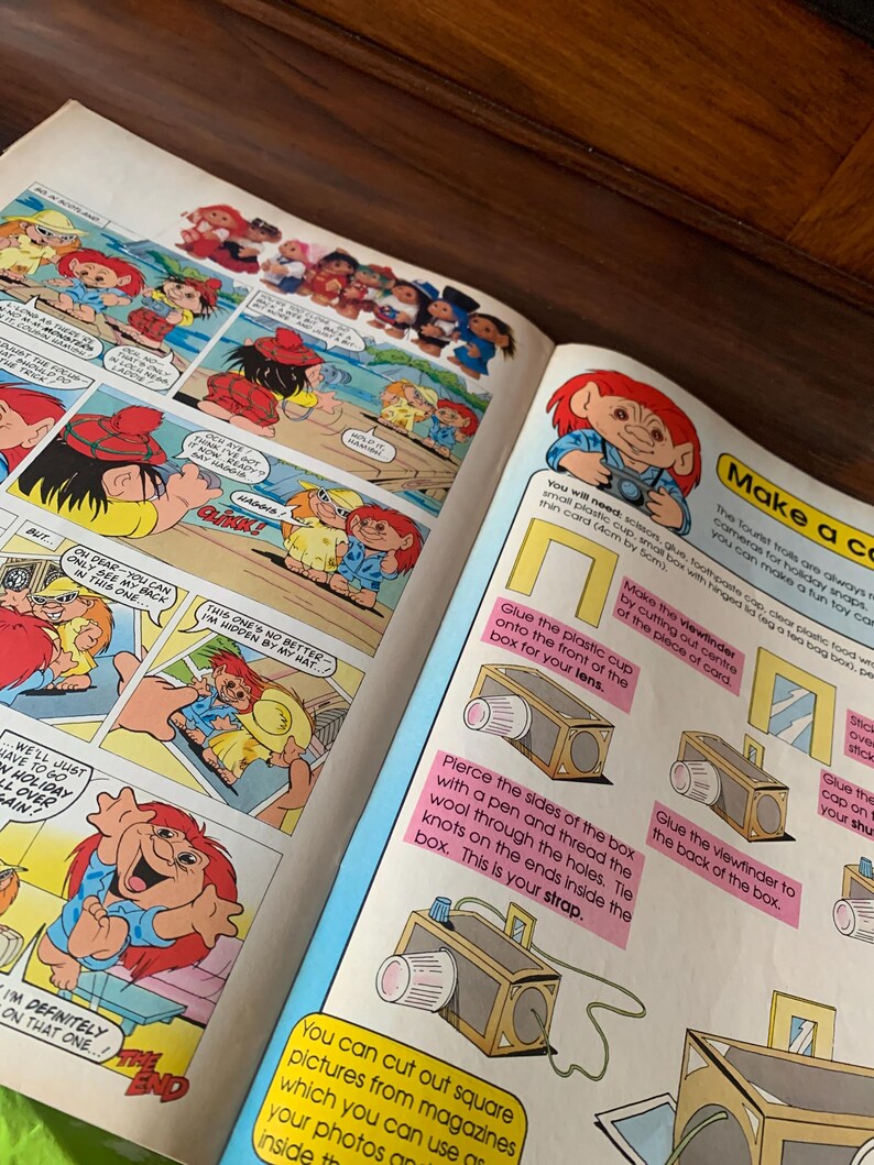 Rare, Vintage, 1990s, 1993, the Trolls, Magazine, Activity, Comic, Book ...