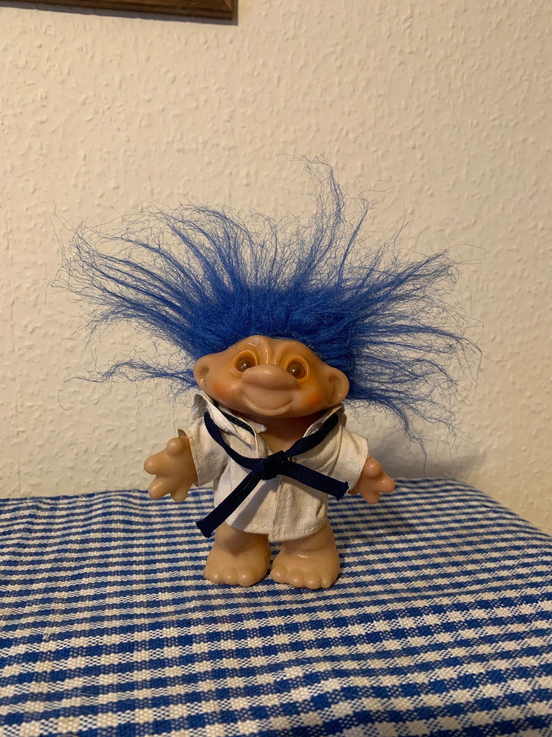 Vintage, 1986, 1980s, DAM, Blue Hair, Troll, Doll, Figure, In, Sailor ...