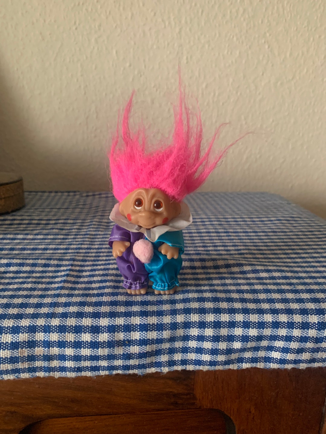 Vintage, 1985, 1980s, DAM, Small, Pink Hair, Troll, Doll, Figure, In ...