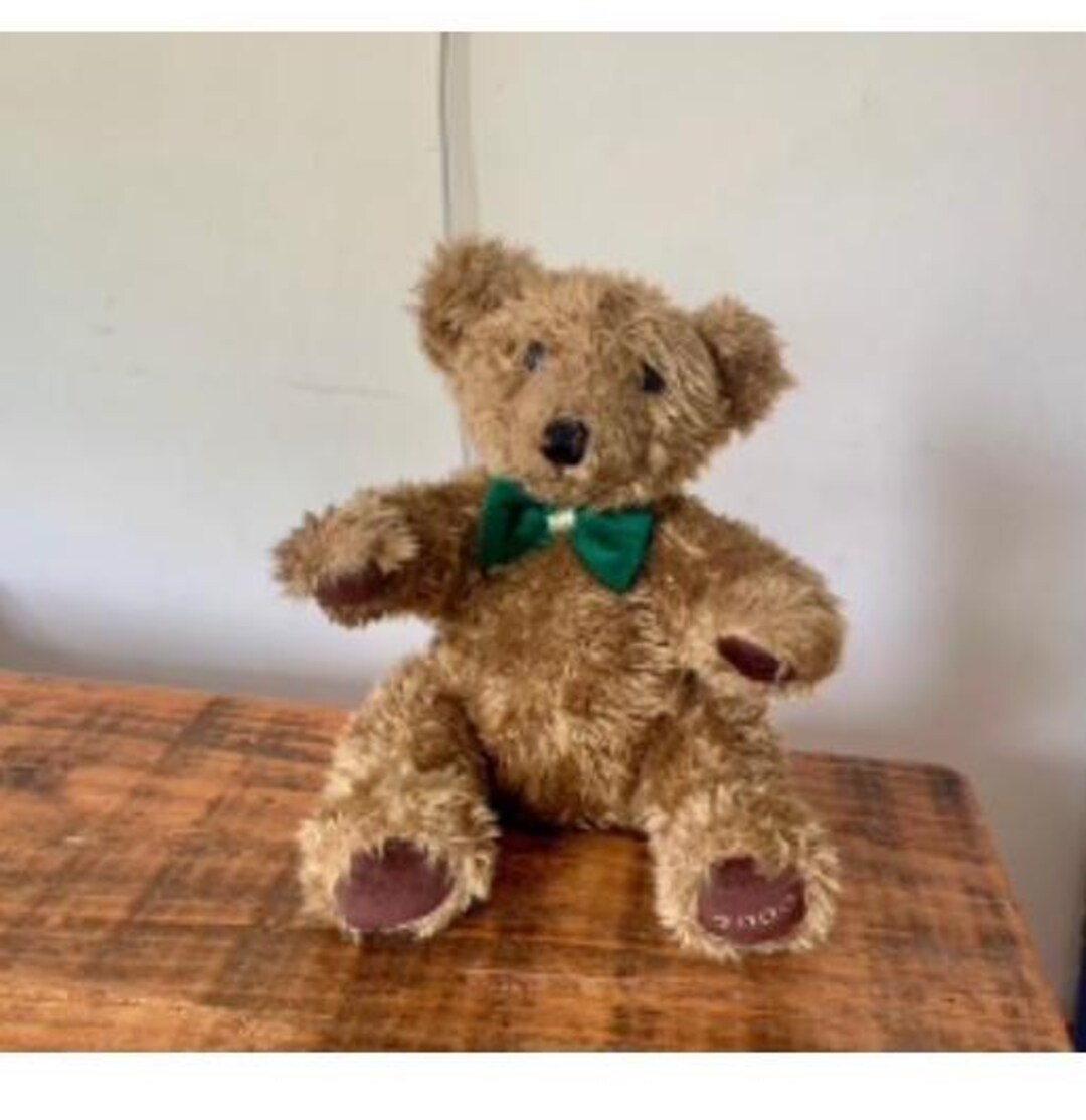 Vintage, 2000, Littlewoods, Teddy Bear, With Green Bow Tie, Soft Toy ...