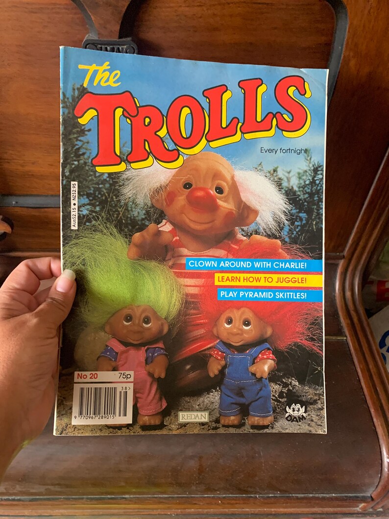 Rare, Vintage, 1990s, 1993, the Trolls, Magazine, Activity, Comic, Book ...