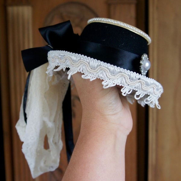 Lace Top Hat - Etsy