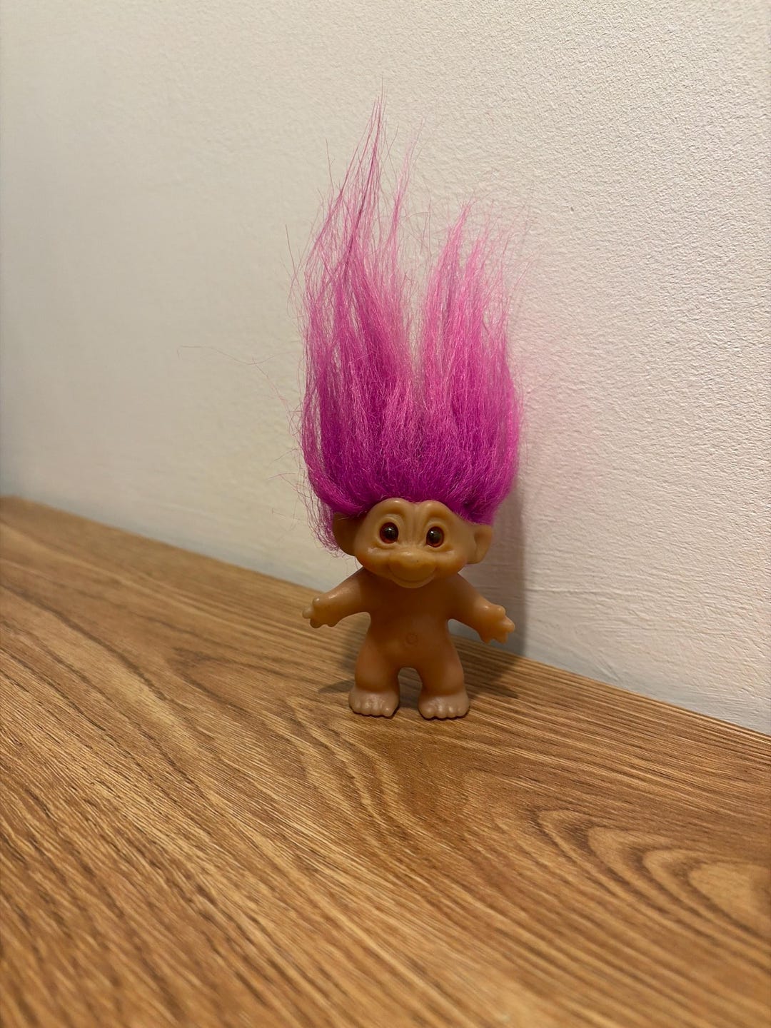 Vintage, 1986, 1980s, Small, DAM, Pink Hair, Troll, Doll, Figure, Retro ...
