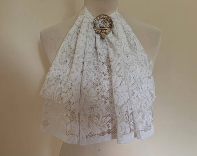 White Lace Jabot, 18th Century Men's Fashion, Men's White Shirt, Rococo ...