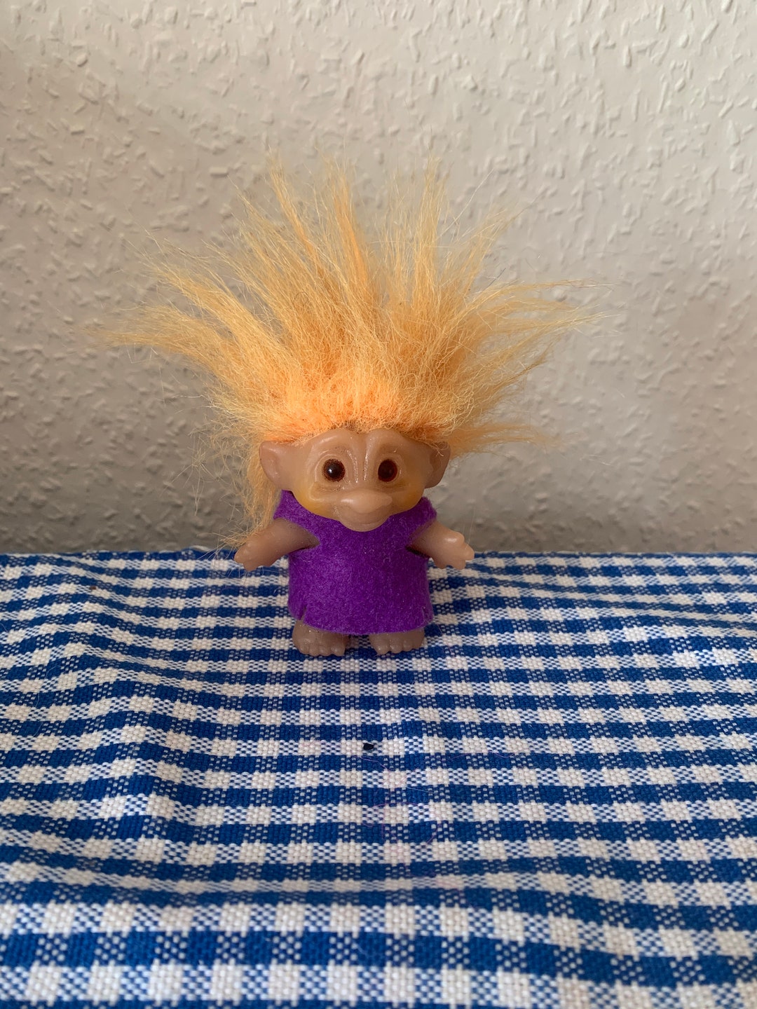 Vintage, 1986, 1980s, Small, DAM, Orange Hair, Troll, Doll, Figure, in ...