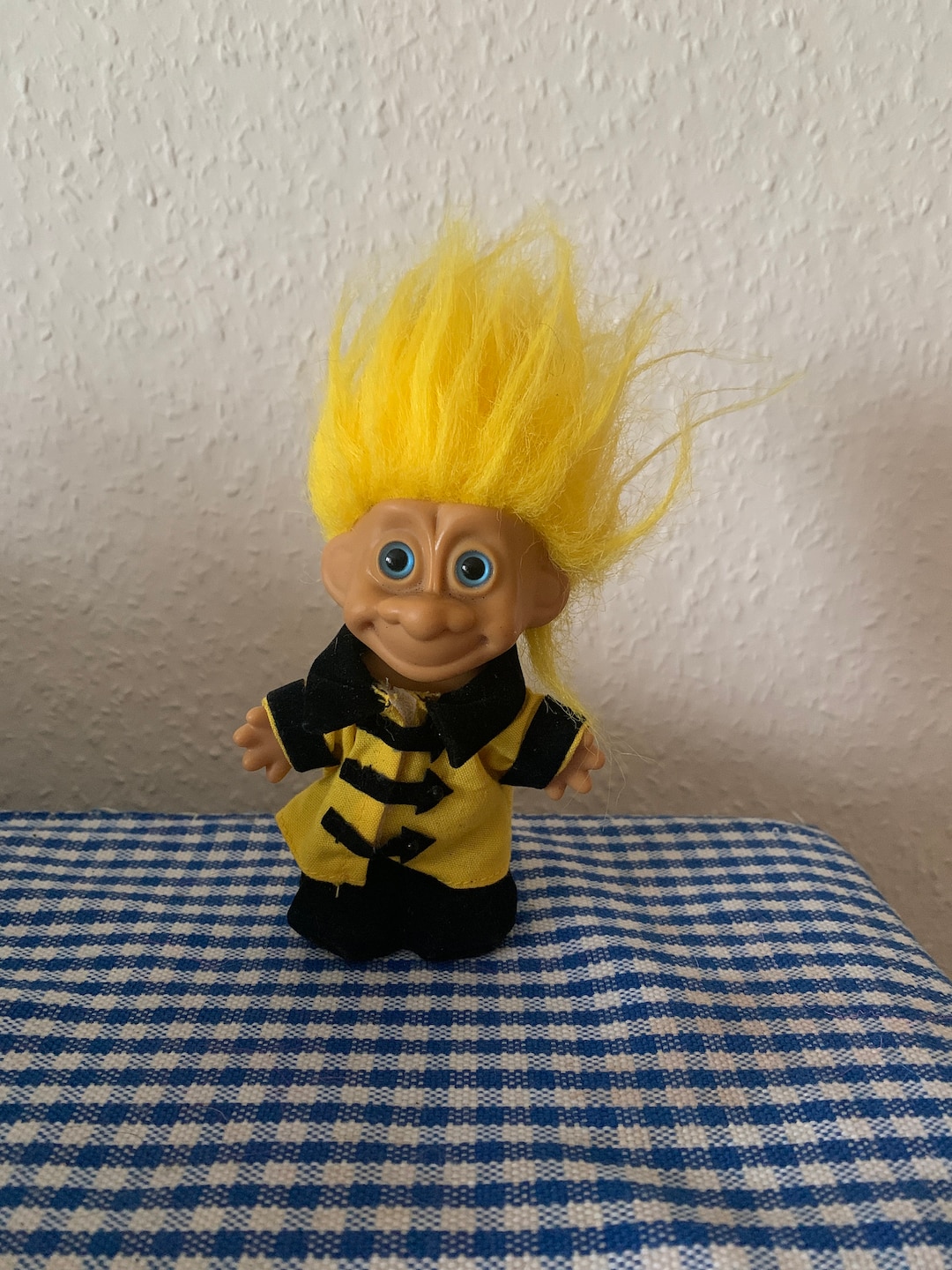 Vintage, 1998, 1990s, Trollkins, Yellow Hair, Troll, Doll, Figure, In ...
