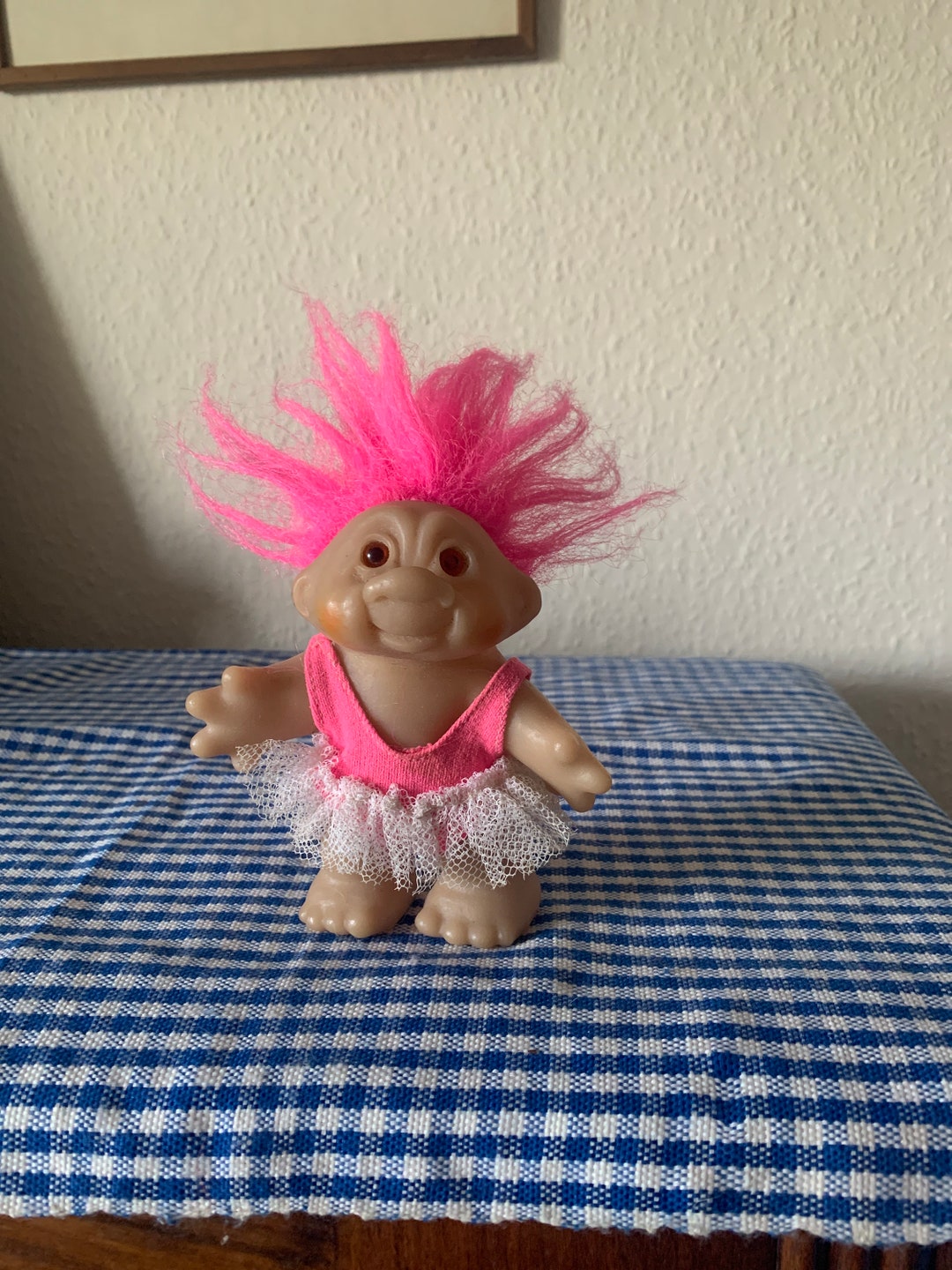 Vintage, 1986, 1980s, DAM, Pink Hair, Troll, Doll, Figure, In ...