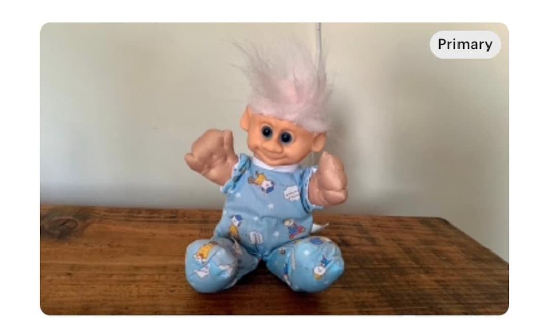 Rare, Large, Vintage, 1992, HYI, Fairytale Trolls, Light Pink Hair ...