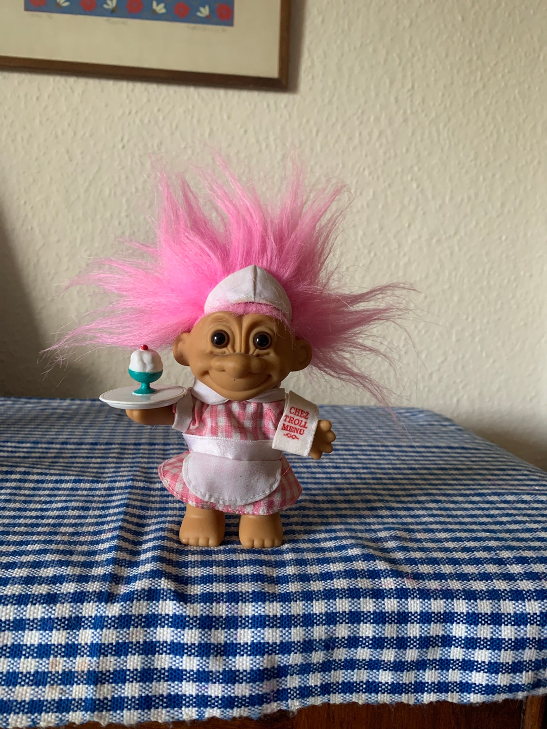 Vintage, 1980s, 1990s, Russ, Pink Hair, Troll, Doll, Figure, In, Chez ...
