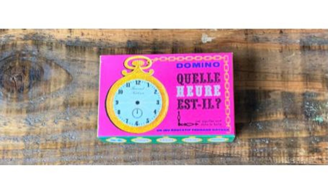 Vintage, 1968, Fernand Nathan, Domino, Quelle Heure Est Il, Game ...