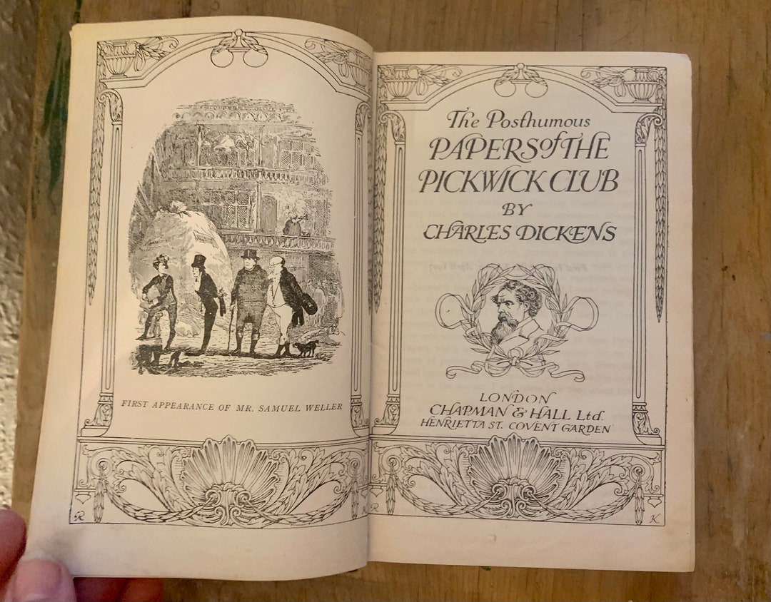 Vintage, 1907, First of This Edition, Chapman and Hall, Charles Dickens ...