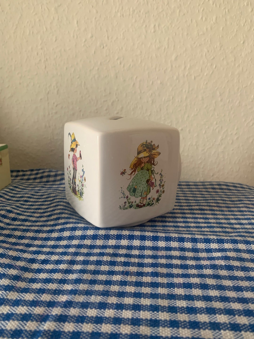Vintage, 1970s, 1980s, Ceramic, Money Box, With Child Figures ...