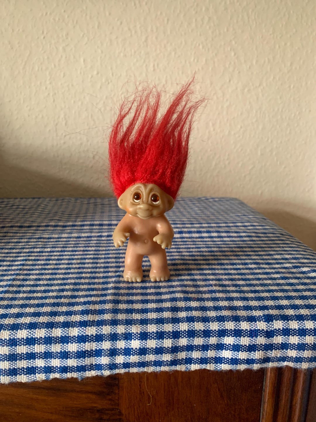 Vintage, 1986, 1980s, Small, DAM, Red Hair, Troll, Doll, Figure, Retro ...