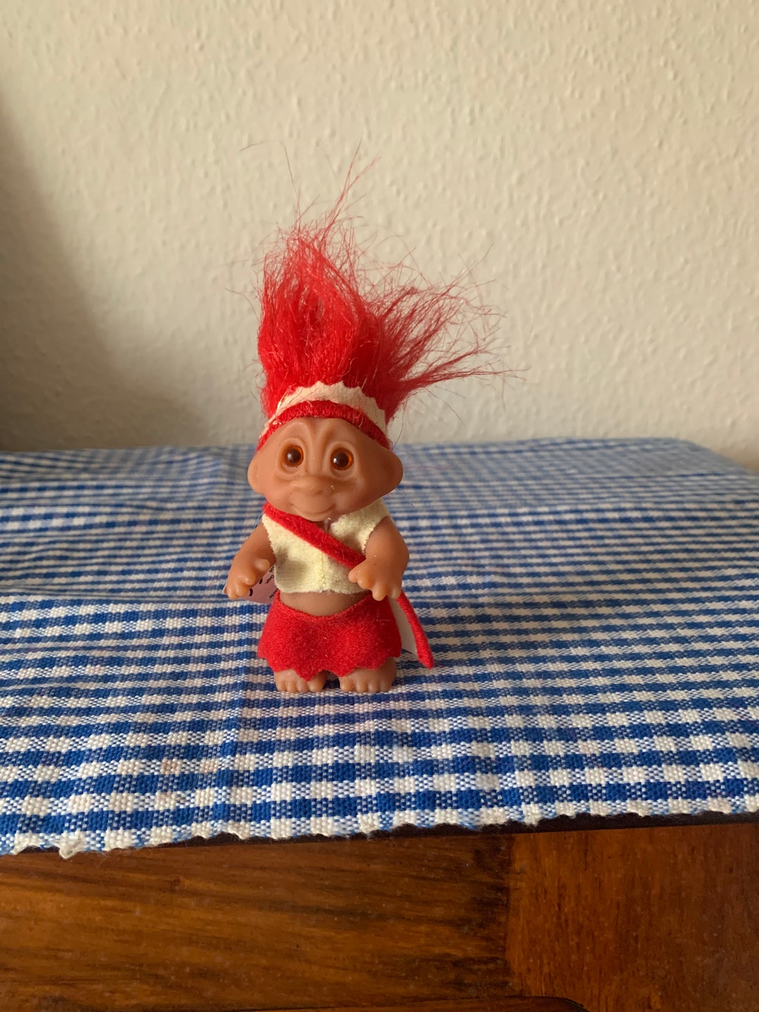 Vintage, 1985, 1980s, DAM, Small, Red Hair, Troll, Doll, Figure, In ...