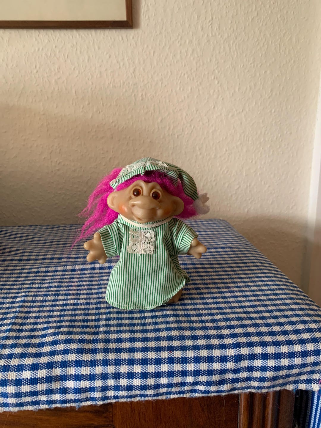 Vintage, 1986, 1980s, DAM, Pink Hair, Troll, Doll, Figure, In ...