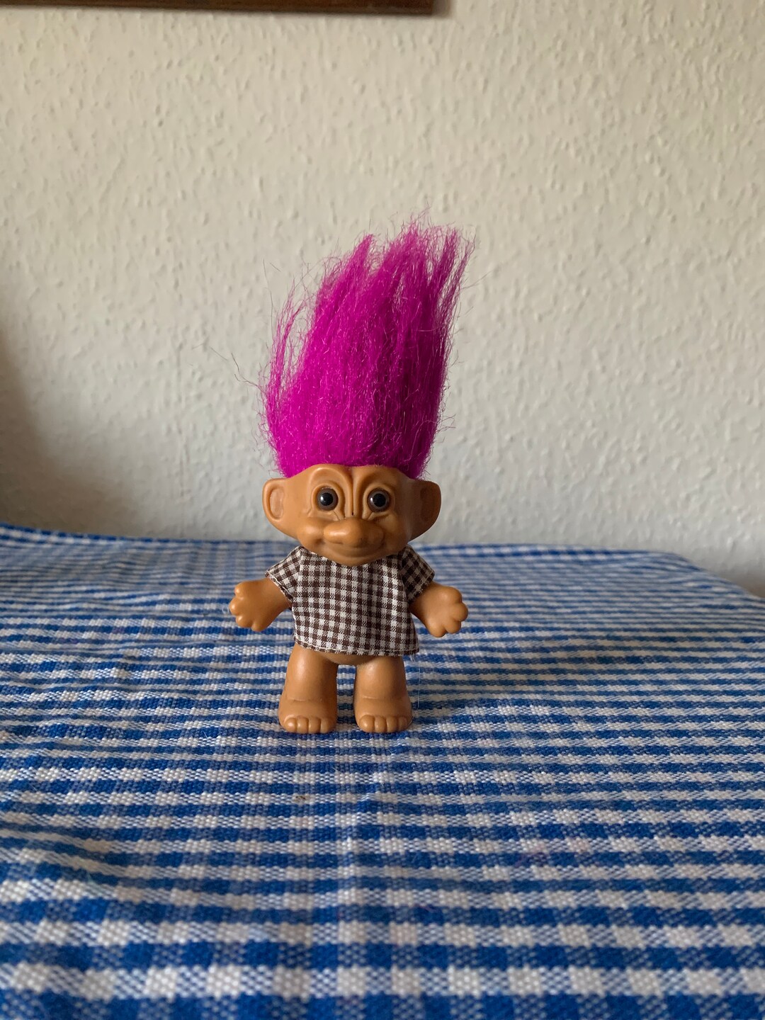 Vintage, 1980s, 1990s, Small, Russ, Pink Hair, Troll, Doll, Figure, In ...