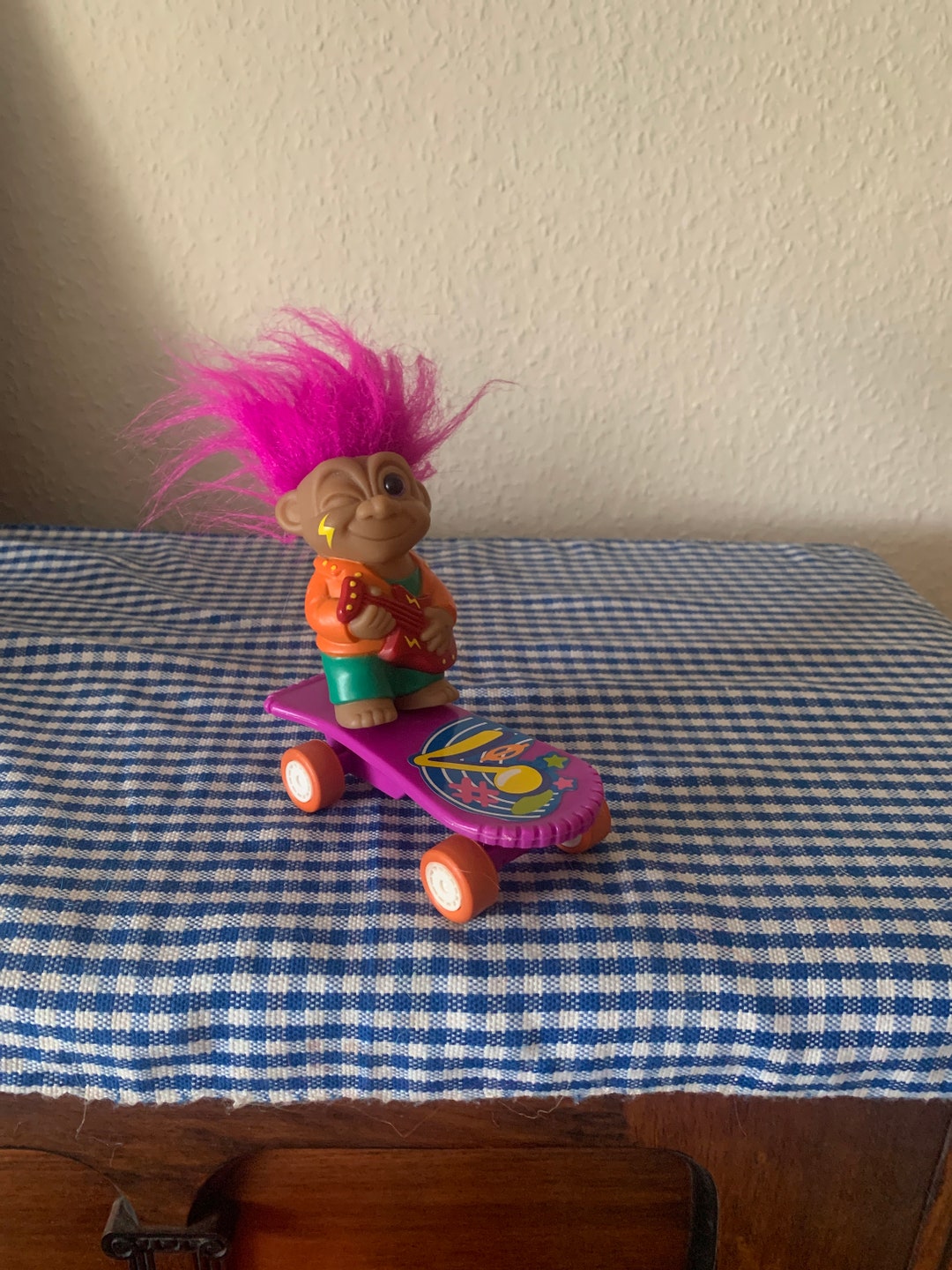 Vintage, 1980s, 1990s, Pink Hair, Skateboard, Rock Star, Troll, Doll ...