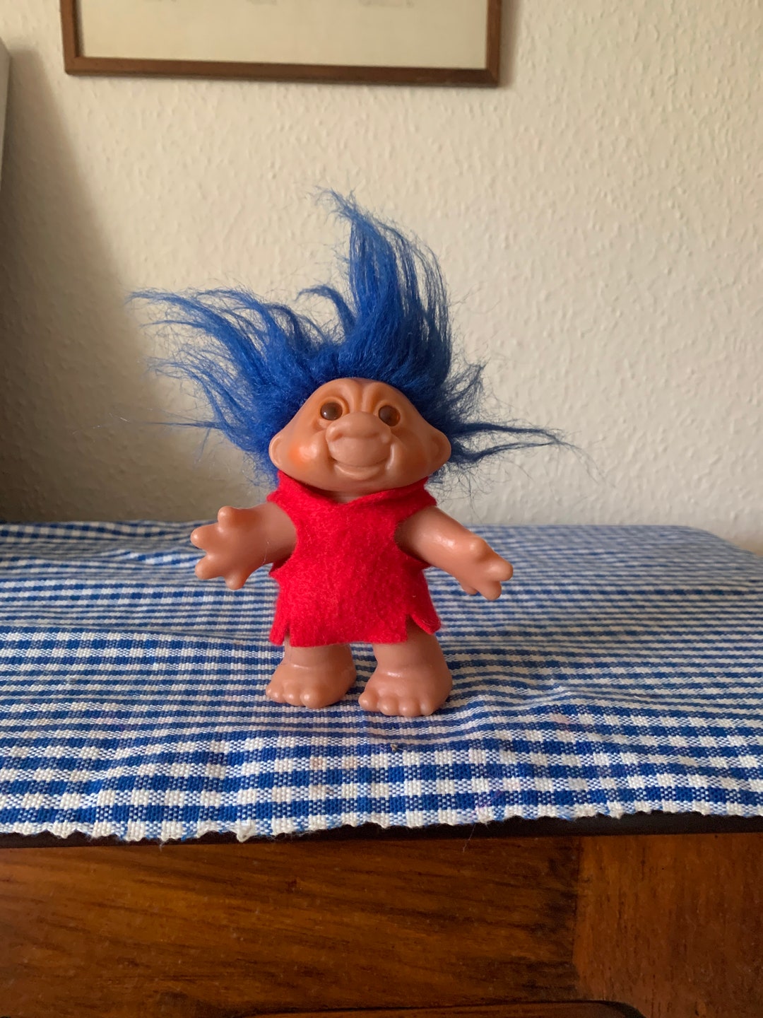 Vintage, 1986, DAM, Pink Hair, Troll, Doll, Figure, In, Ski Bum ...