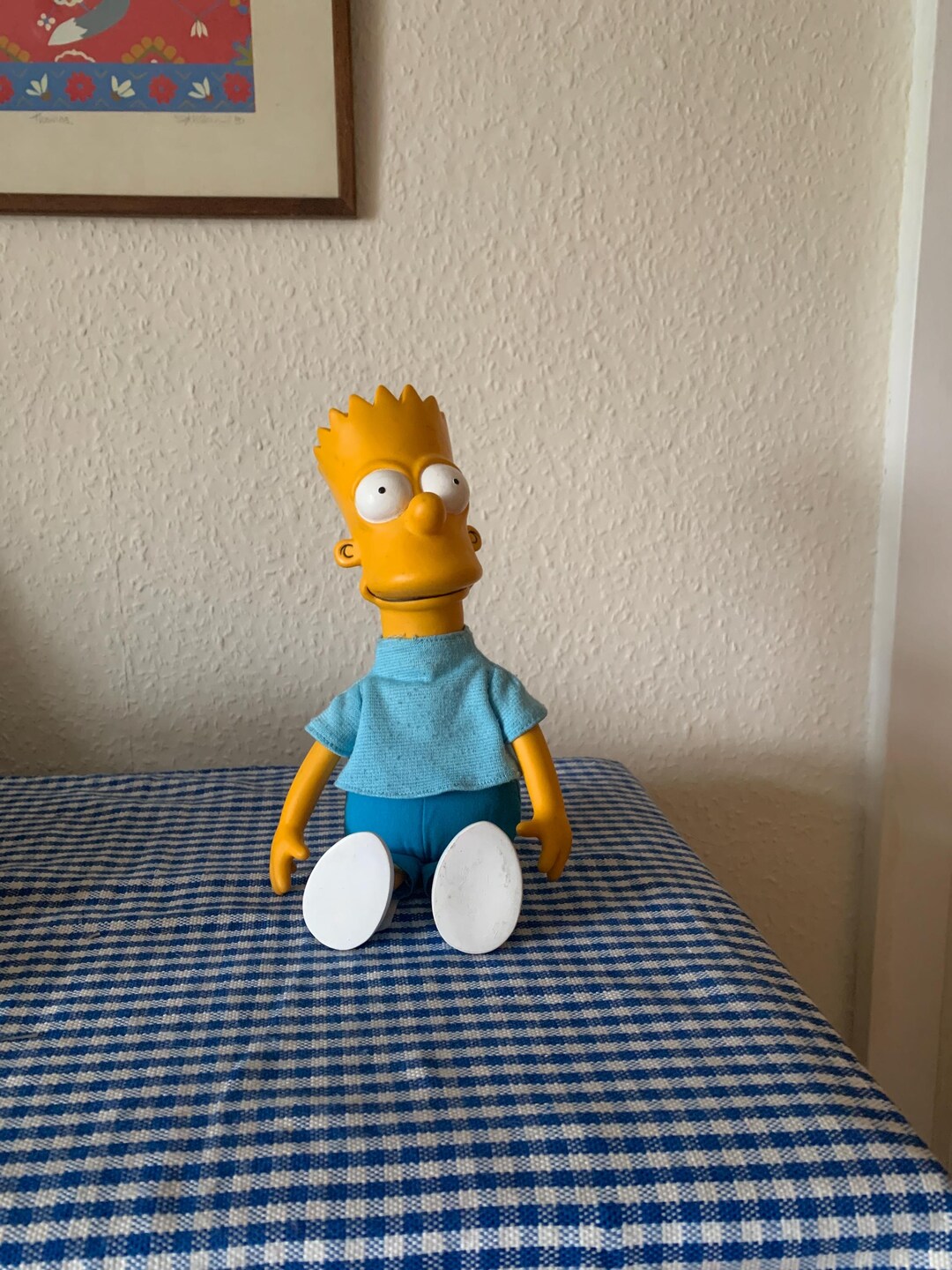 Vintage, 1990, 20th Century Fox, Bart Simpson, Soft Body, Doll, Figure ...