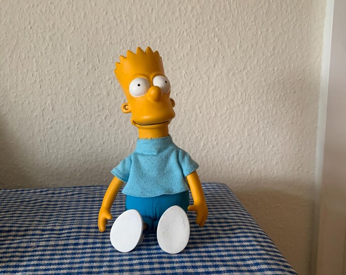 Vintage, 1990, 20th Century Fox, Bart Simpson, Soft Body, Doll, Figure ...