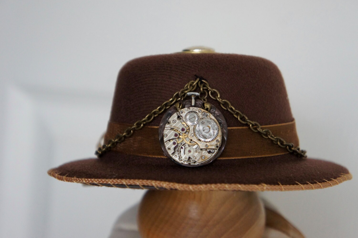 OOAK Mini Top Hat Fascinator Time Travel the Locked Timepiece With ...