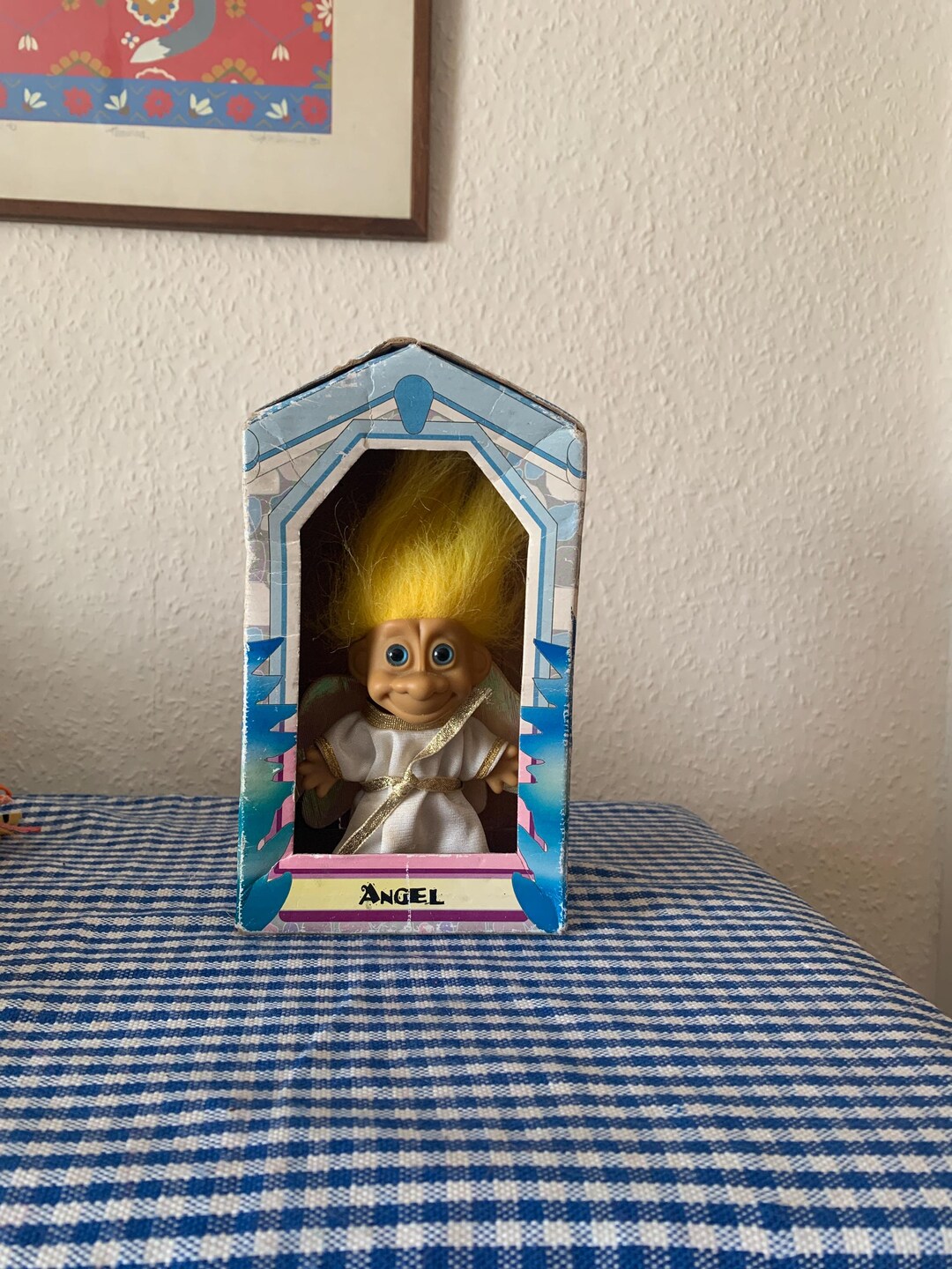 Vintage, 1998, Boxed, Trollkins, Yellow Hair, Angel, Troll, Doll ...