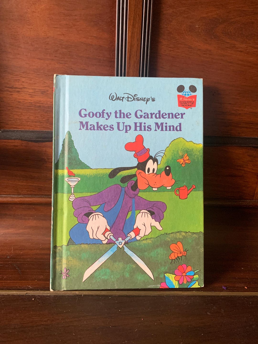 Vintage, 1980, Walt Disney, Goofy the Gardener Makes up His Mind, Hard ...