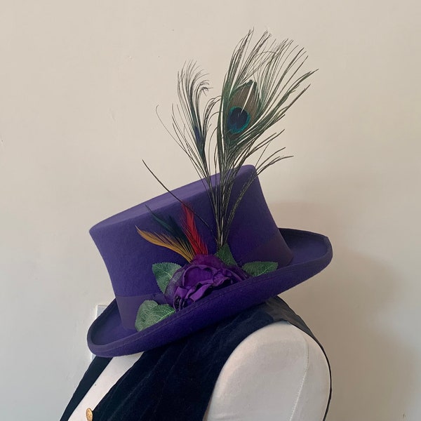 Peacock Top Hat - Etsy