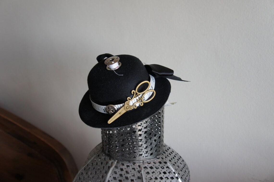 One of A Kind Steampunk Tinker Tailor Elegant Black Mini - Etsy