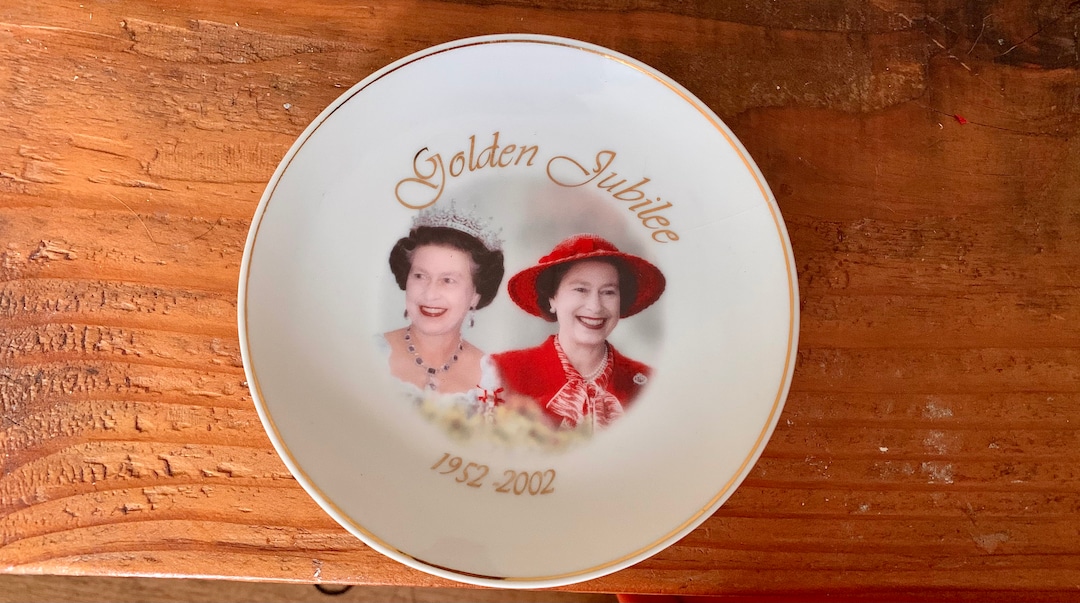 Vintage, 2002, ER, HRH, Queen Elizabeth II, Golden Jubilee, 1952-2002 ...