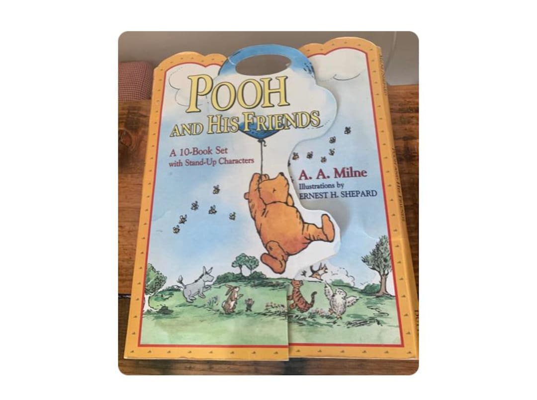 Vintage, 1998, A A Milne, Winnie the Pooh, and His Friends, 10 Book Set ...