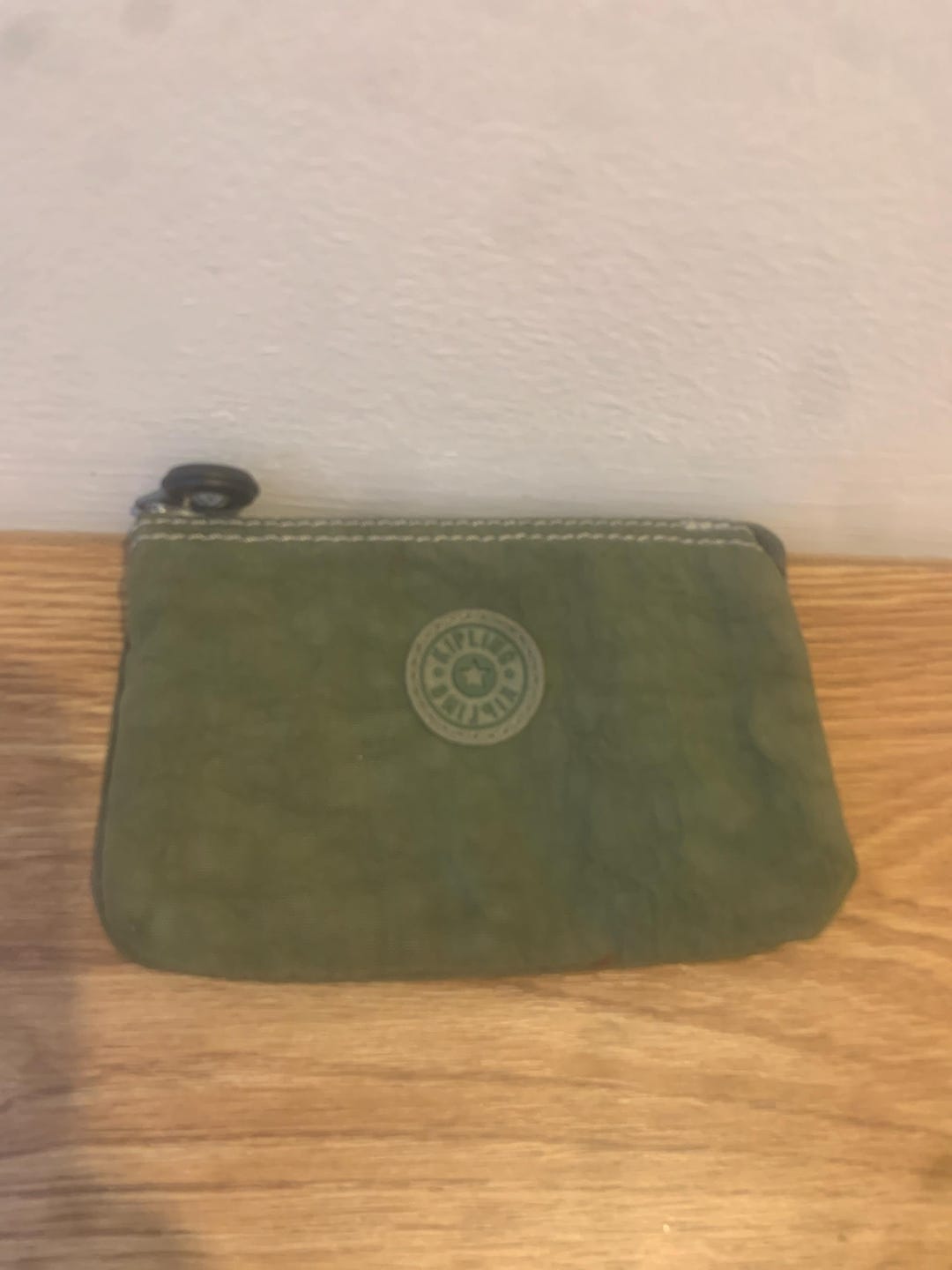 Vintage, Kipling, Khaki, Green, Fabric, Coin, Purse, Wallet ...