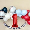 Birthday Baller Balloon Bouquet, 5 Piece Set, Sports Party, Ball ...