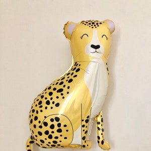 Cheetah Balloon~safari Animal Balloon~jungle Party~safari Party~wild ...