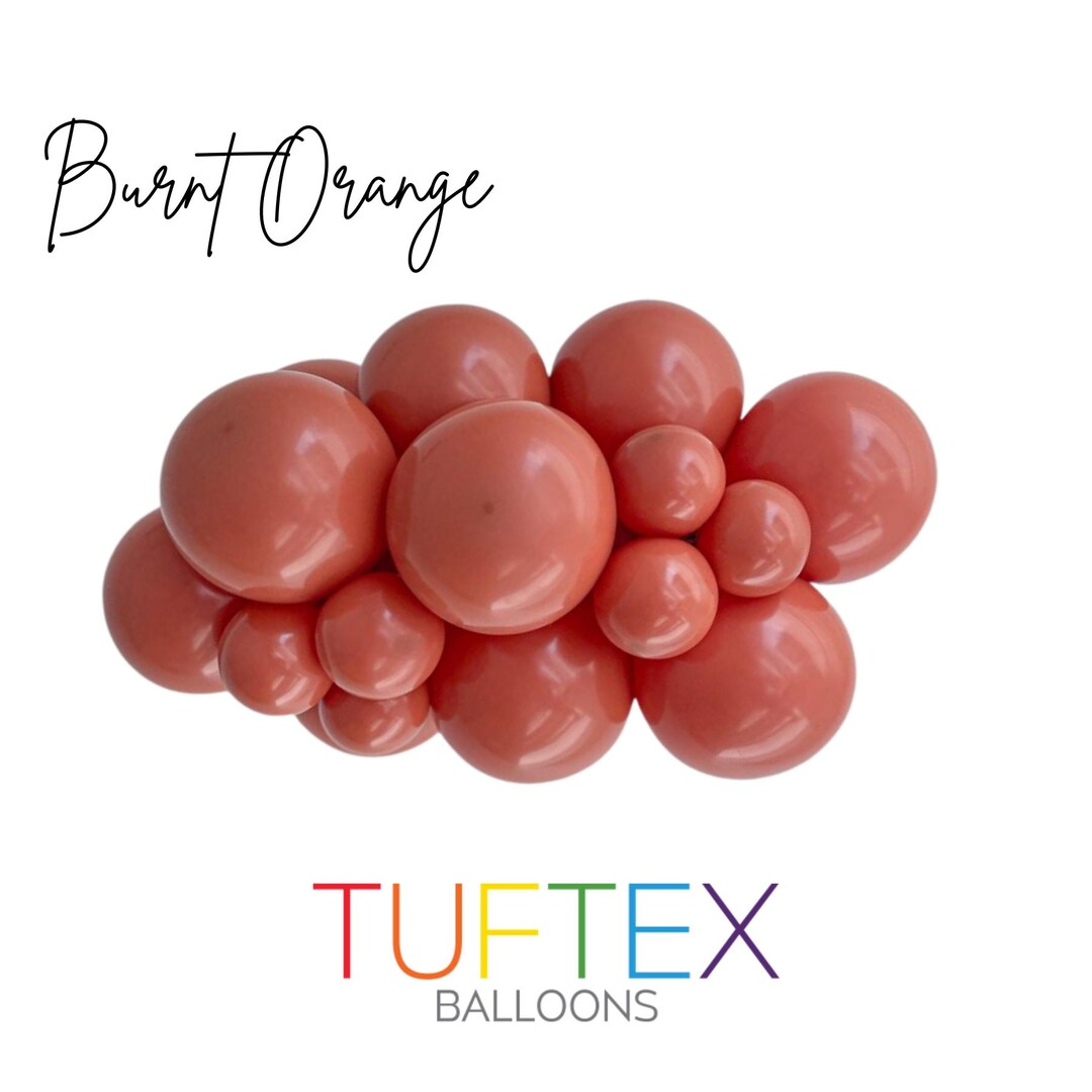 Burnt Orange Tuftex Latex Balloons~bridal Shower~baby Shower~birthday ...