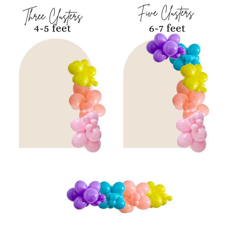Balloon Clusters ~ Create Your Own DIY Balloon Garland ~ Balloon Arches ...