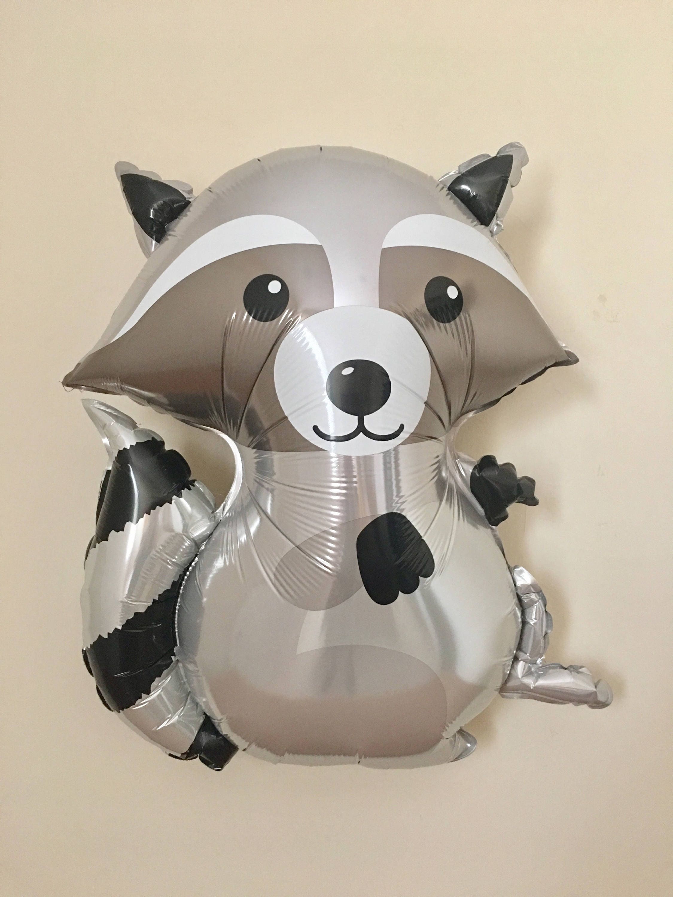 Woodland Animal Raccoon Jumbo Balloonwoodland Baby | Etsy