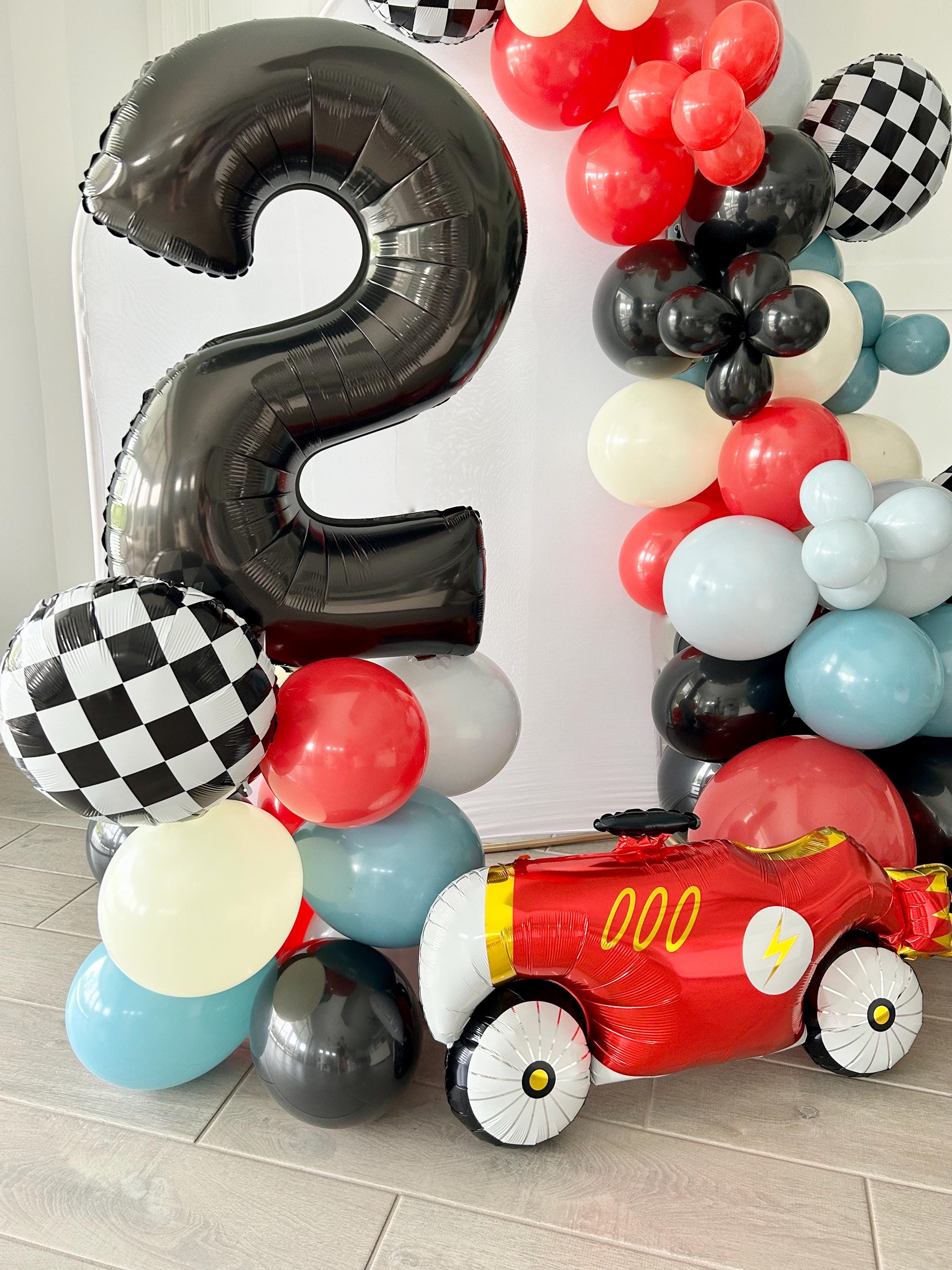 Race Car Balloon Garland Kit: Two Fast Birthday Party Decorations - Etsy