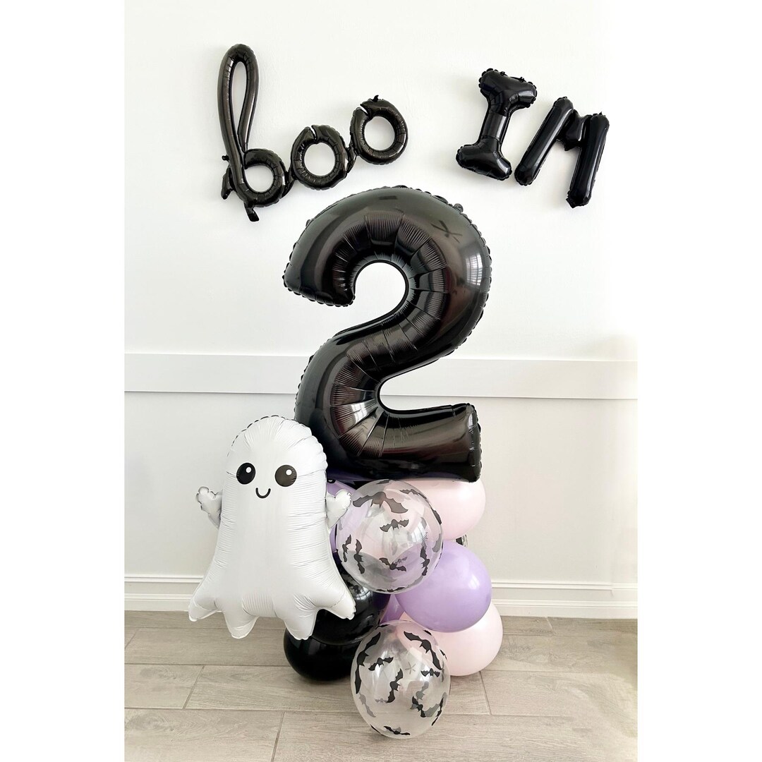Cute Ghost Balloon DIY Tower~halloween Balloon~little Boo is Due~spooky ...