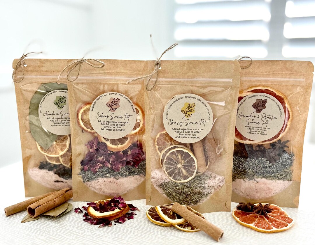 Handcrafted Simmer Pot Kits | Grounding, Protection, Cleansing ...