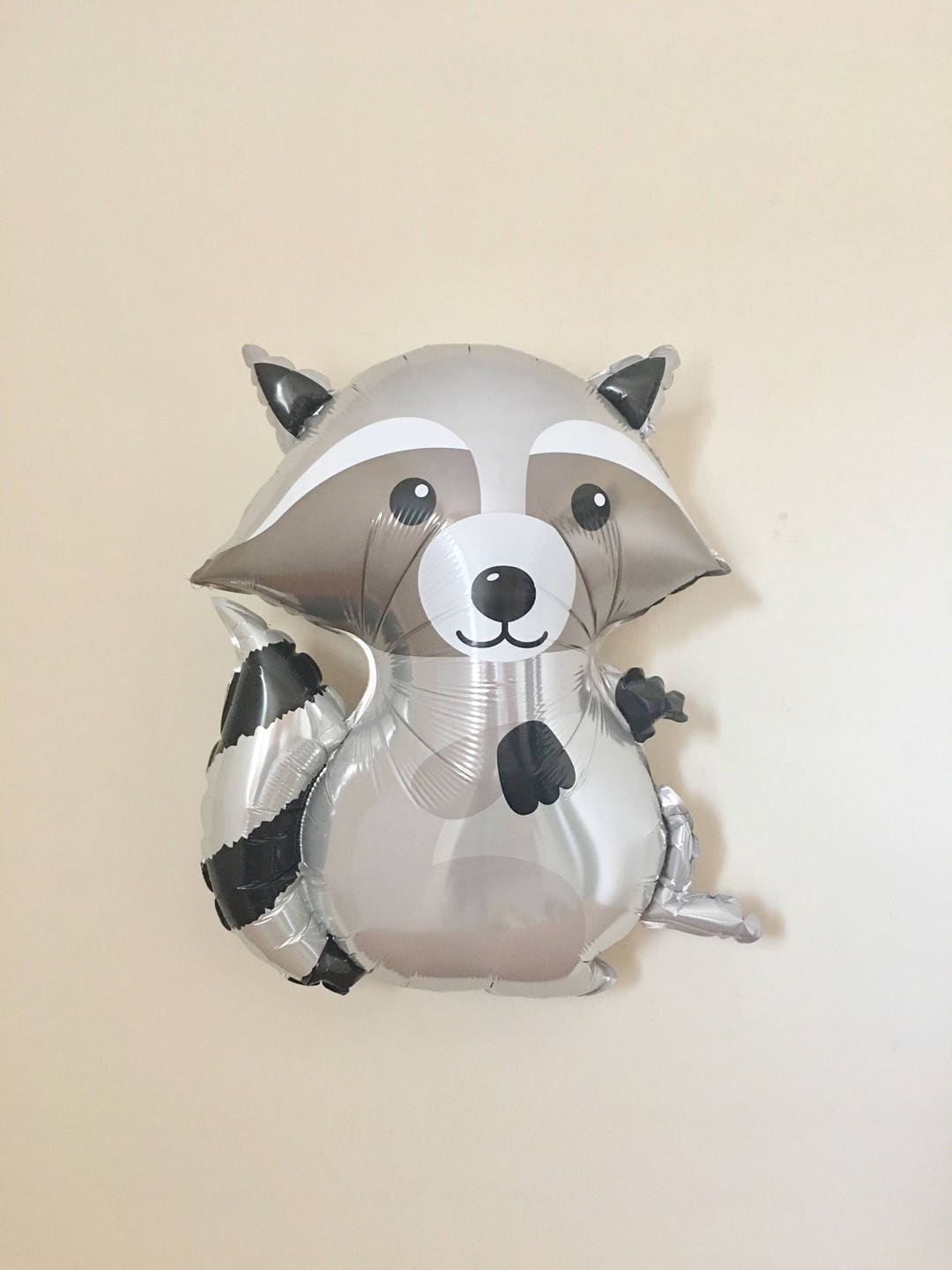Woodland Animal Raccoon Jumbo Balloonwoodland Baby Showerwoodland ...