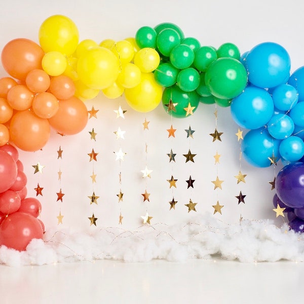 Rainbow Balloons - Etsy
