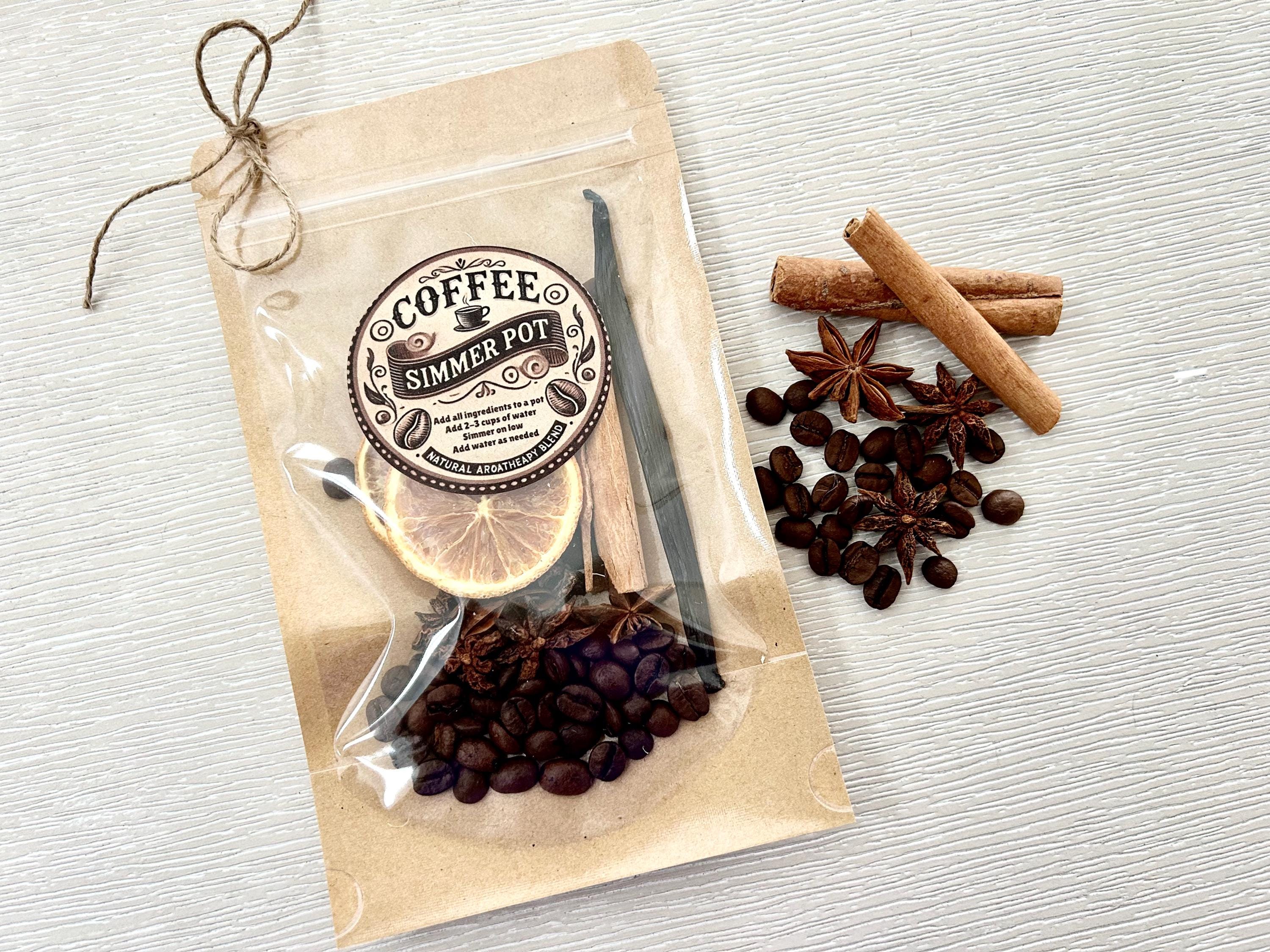 Coffee Simmer Pot Kit: Natural Home Fragrance With Vanilla & Spices - Etsy