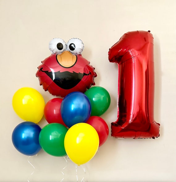 Elmo Balloon~Sesame Street Party~Elmo Party~Sesame Street Birthday ...