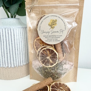 Handcrafted Simmer Pot Kits | Grounding, Protection, Cleansing ...