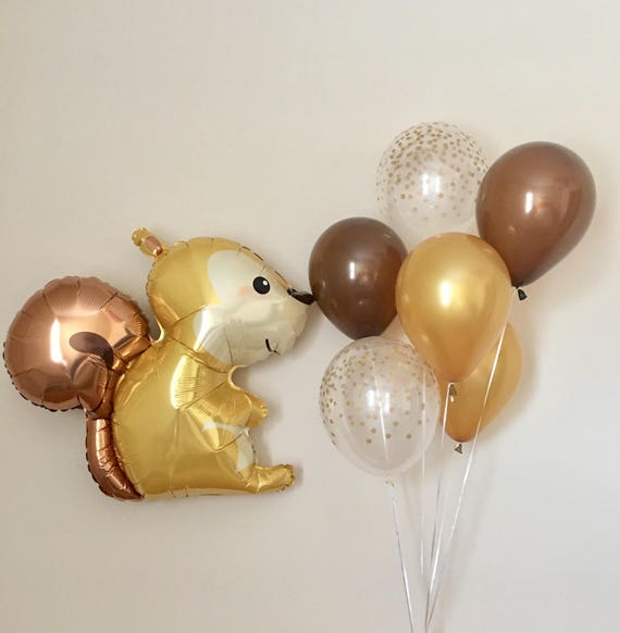Woodland Animal Squirrel Jumbo Balloon~Woodland Baby Shower~Woodland ...