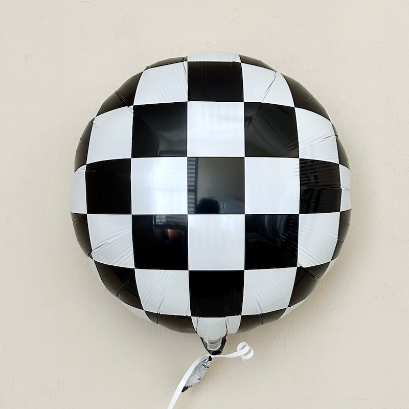 Checkered Mylar Balloon - Etsy