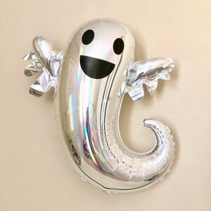 Ghost Balloonhalloween Balloonholographic Ghostfriendly Ghosthalloween ...